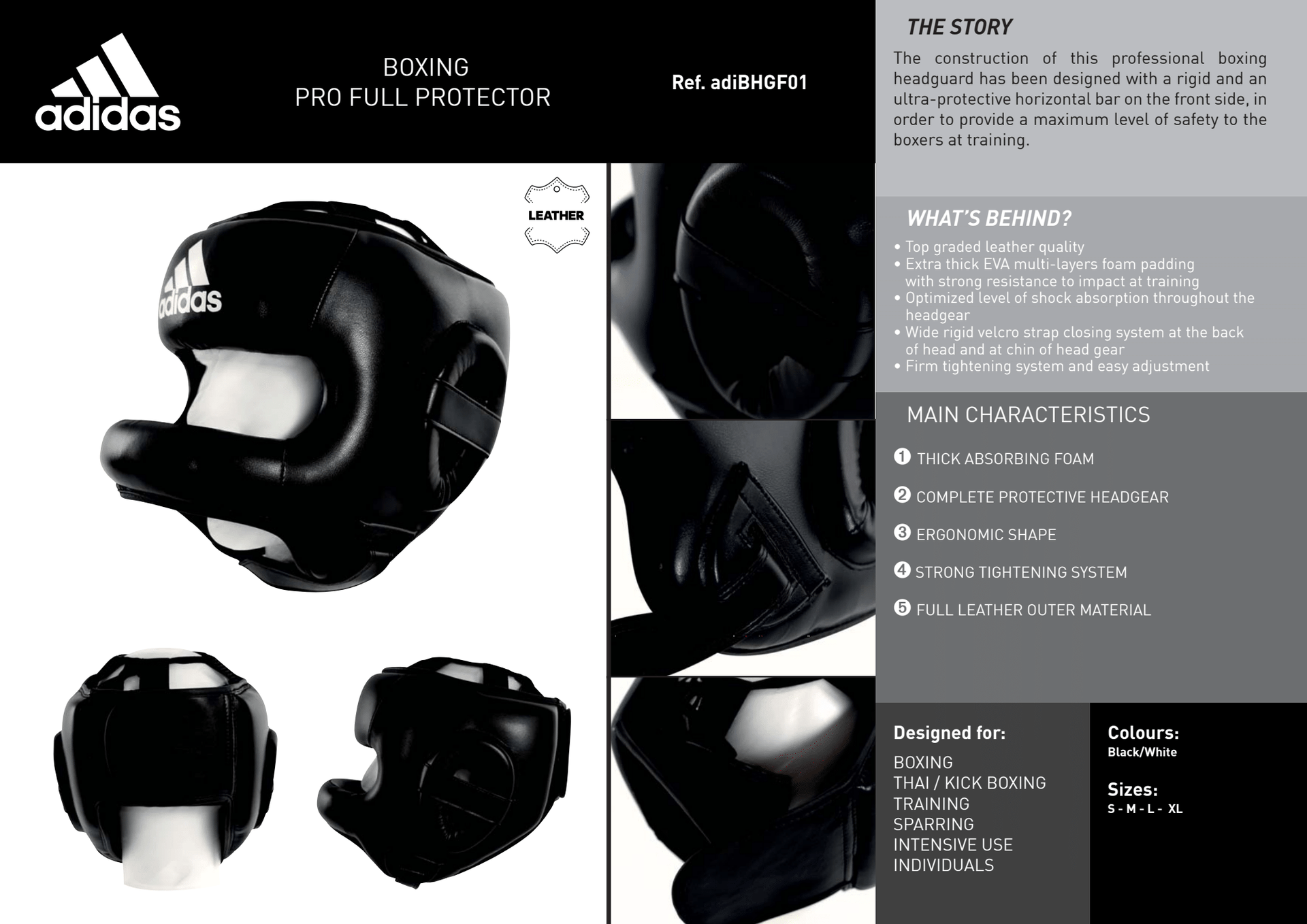 adidas Full Face Protection Boxing Headgear – adidas Combat Sports