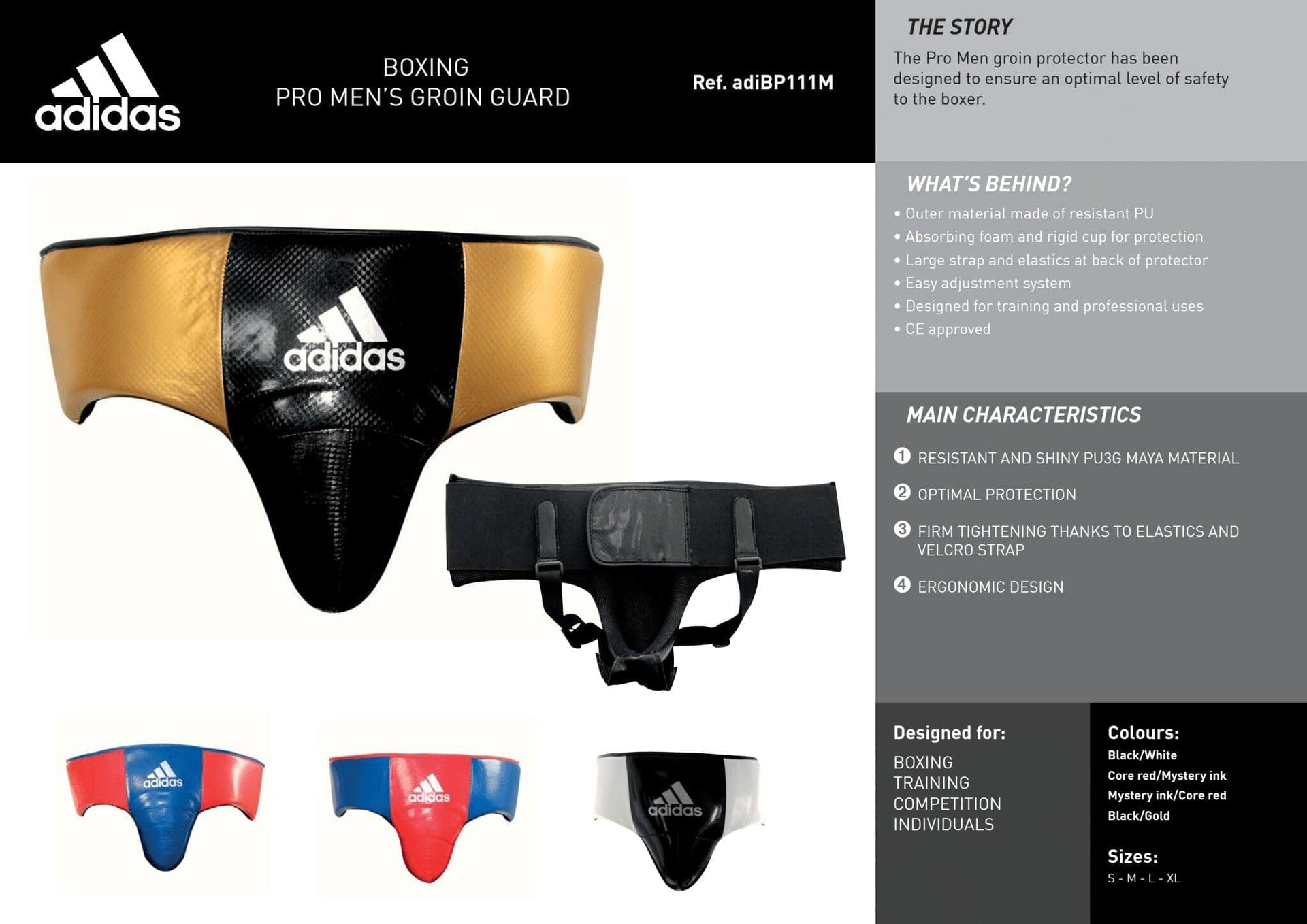 adidas Hybrid Pro Men's Boxing Groin Guard – adidas Combat Sports